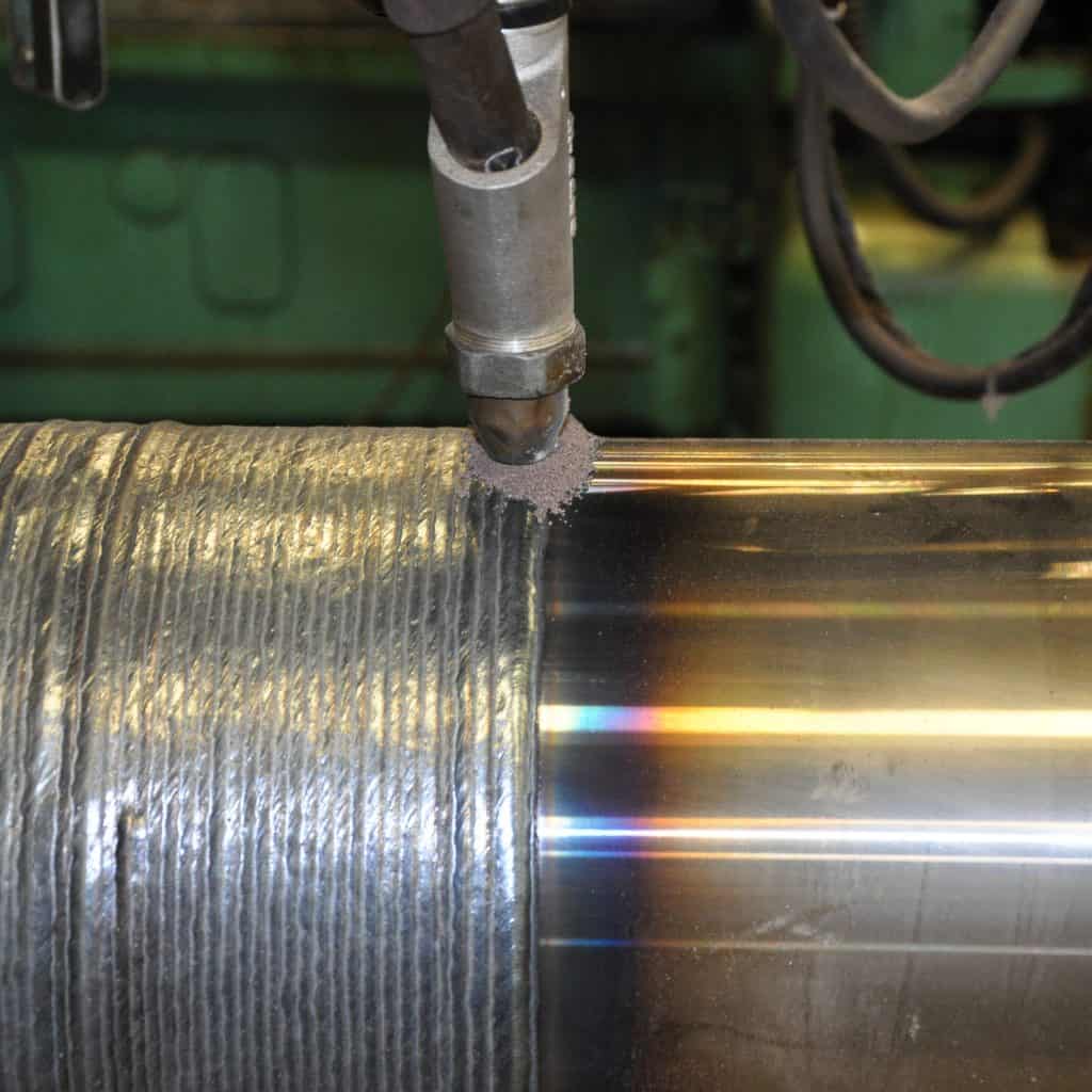 Overlaying Weld | Custom Rollers | Heat Transfer Rollers